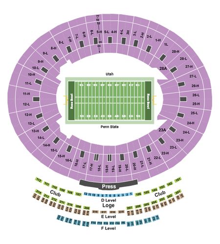 Rose Bowl Tickets - Rose Bowl in Pasadena, CA at GameStub!