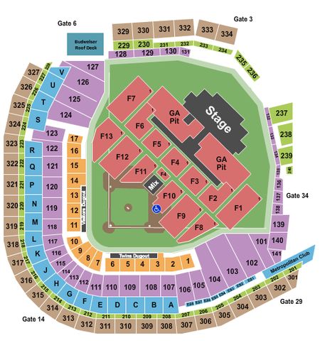 Target Field Tickets - Target Field in Minneapolis, MN at GameStub!